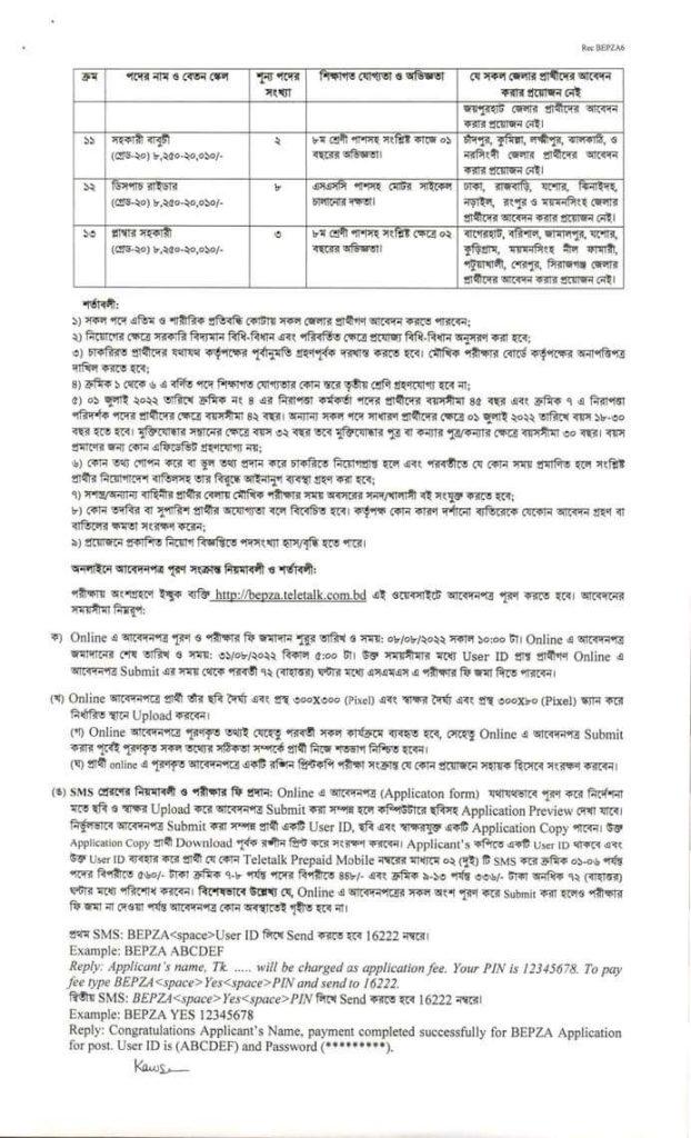 BEPZA job circular 2022 - Study guide BD