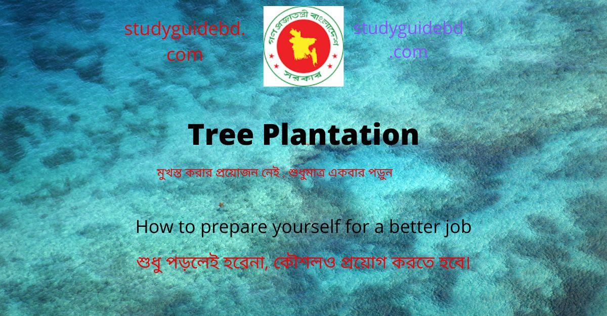 Best easy composition Tree plantation with Bangla meaning - Study guide BD